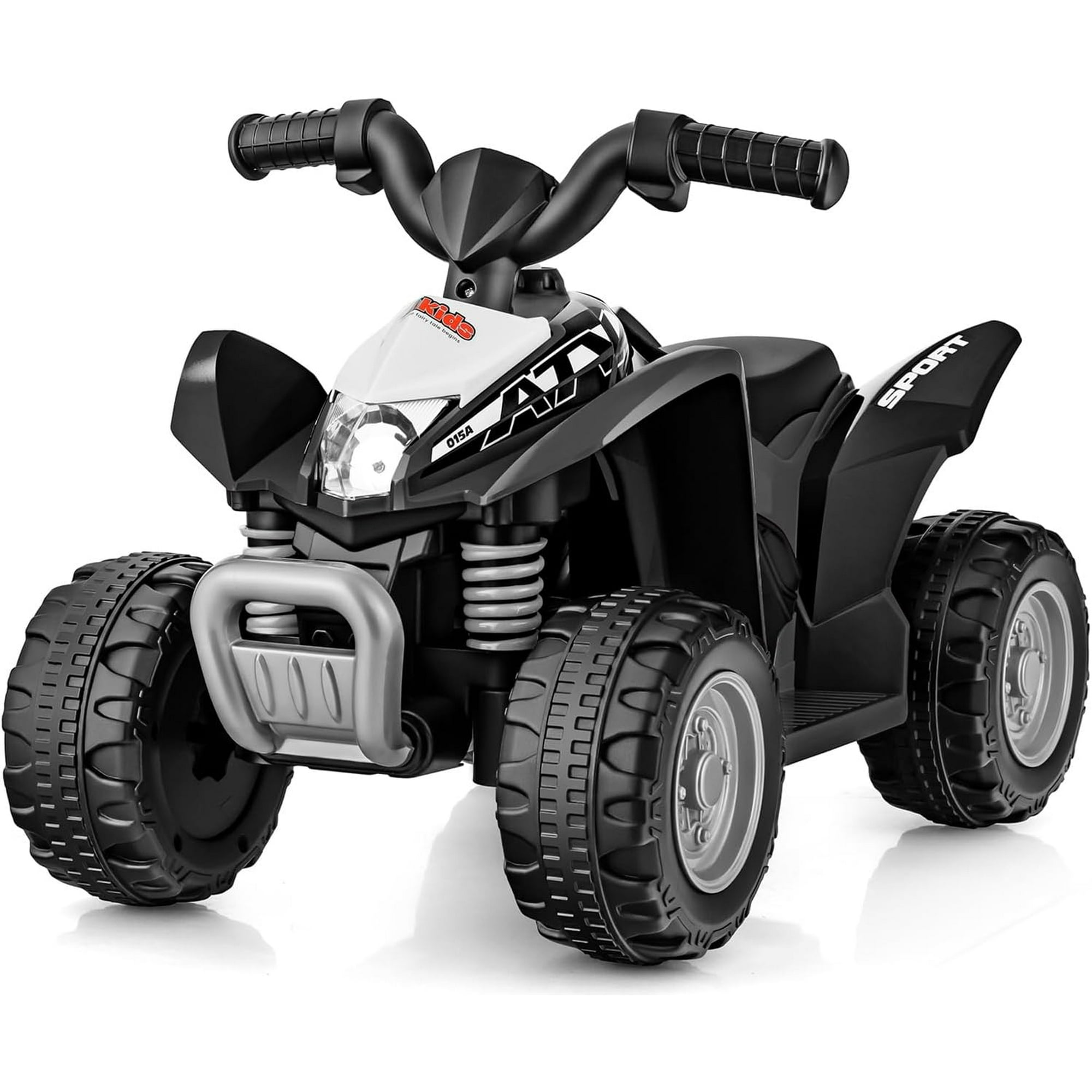 Olakids Kids Ride On Atv  6v Electric Vehicle For Toddlers  4 Wheeler Battery Powered Motorized Quad Toy Car For Boys Girls With Led Lights  Music  Ho