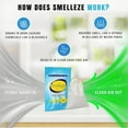 SMELLEZE Reusable Home Odor Eliminator Deodorizer Pouch: Rids Stinky ...