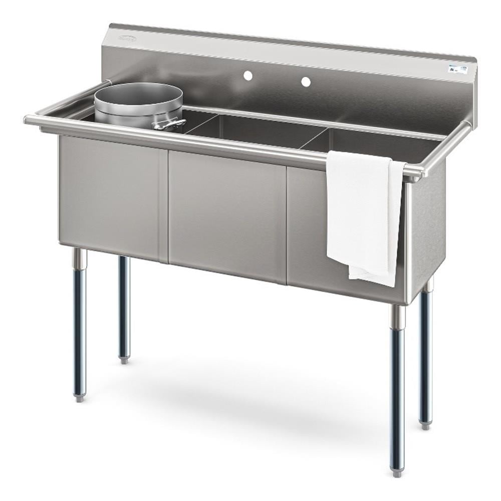 Click here for Koolmore 51 Three Compartment Commercial Sink 18 G... prices