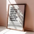 Change the Day Workplace Motivational Quote Wall Art Office Prints ...