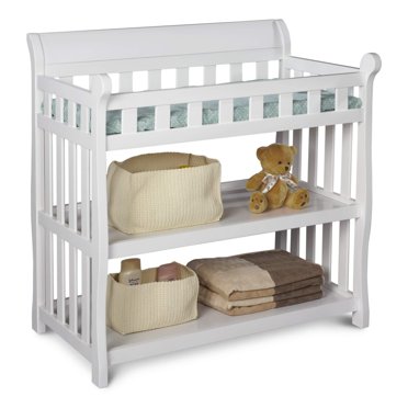 Delta Children Wilmington Changing Table with Pad, Grey - Walmart.com