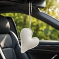 Aufmer Peach Heart Shape Decor Pendant Soft Leather Keychain Lovely Bag ...