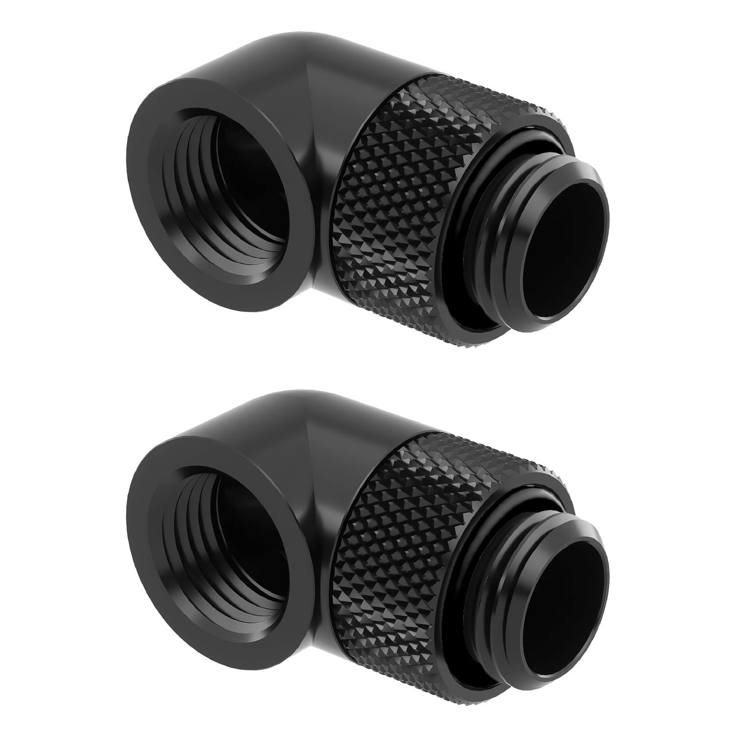 Dracaena 2 pack G1/4" thread Male to Female Extender Fitting, 90 ...