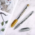 Gold and Silver Metallic Marker Pens, Metallic Permanent Markers ...