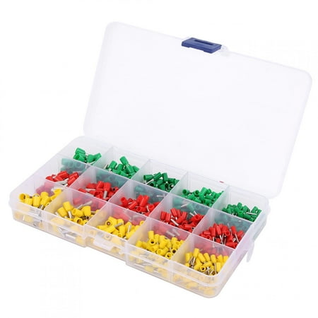Spptty Tube Terminator,Wire Terminals,600pcs Tubular Terminal Box ...