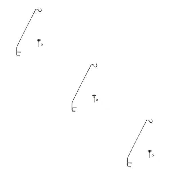 VONKY Removable Extended Hook For Deck Railing - For Hanging Plants ...