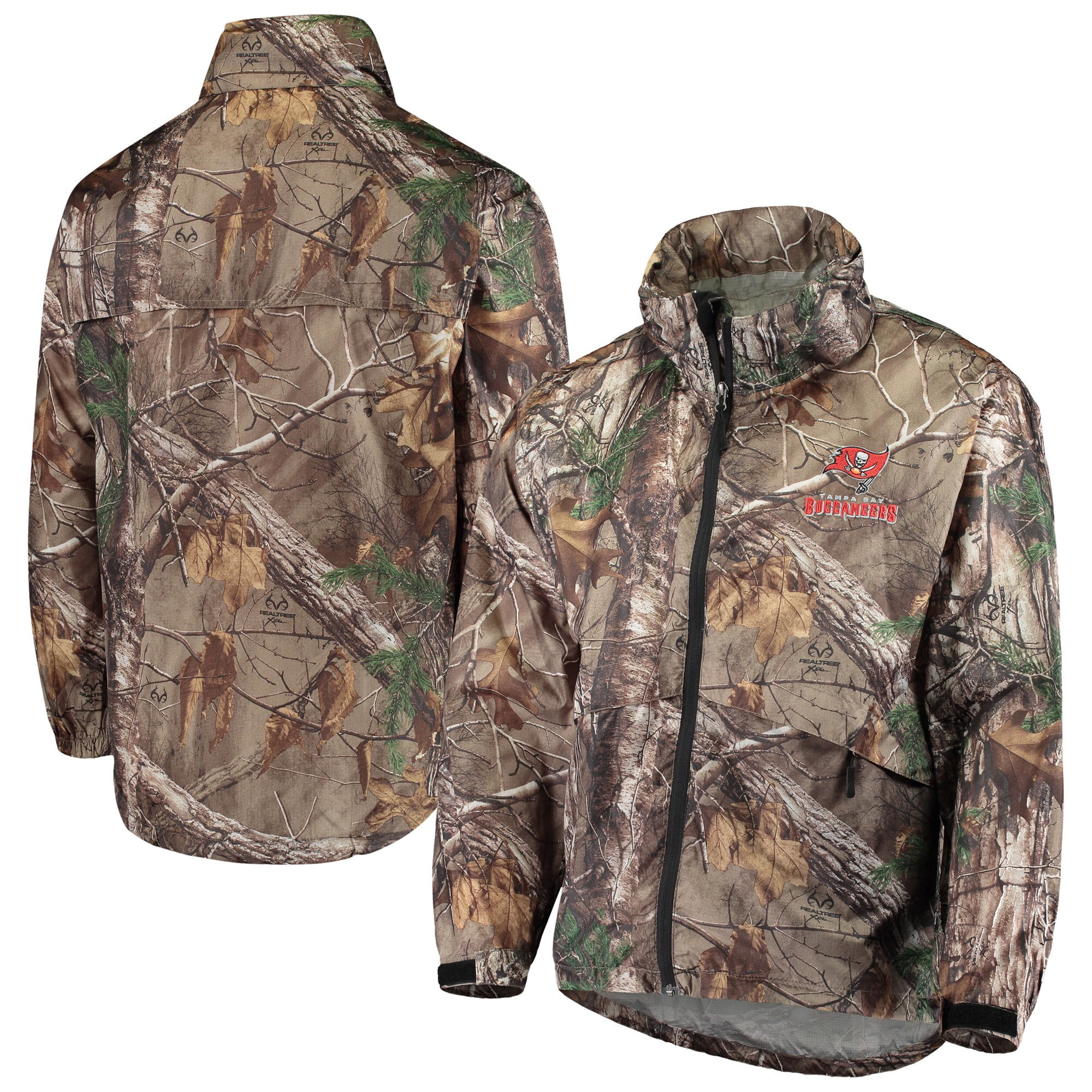 Tampa Bay Buccaneers Realtree Camo Softshell Full-Zip Hunting Jacket ...