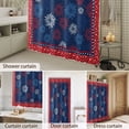 Bathroom Shower Curtain Independence Day Fireworks Waterproof Shower ...