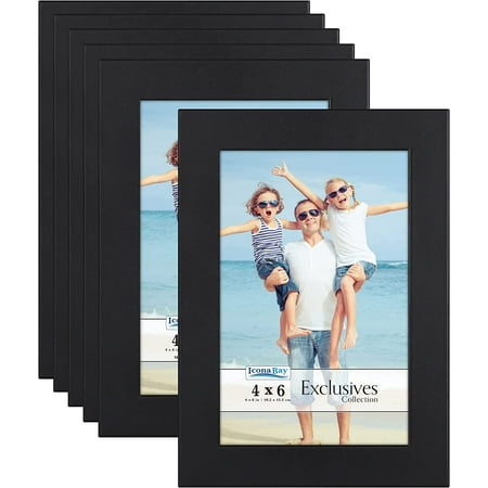 Diayung 8x10 (20x25 cm) Picture Frames (White, 6 Pack), Sturdy Wood ...