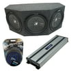 "Kicker Comp C12 Car Audio Triple 12"" Subwoofer Powered 1800 Watt Sub ...