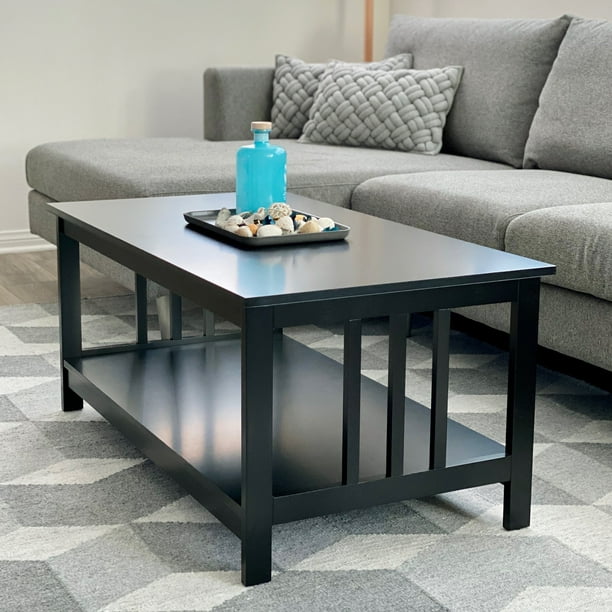 Black Mission Style Sofa Table | Cabinets Matttroy