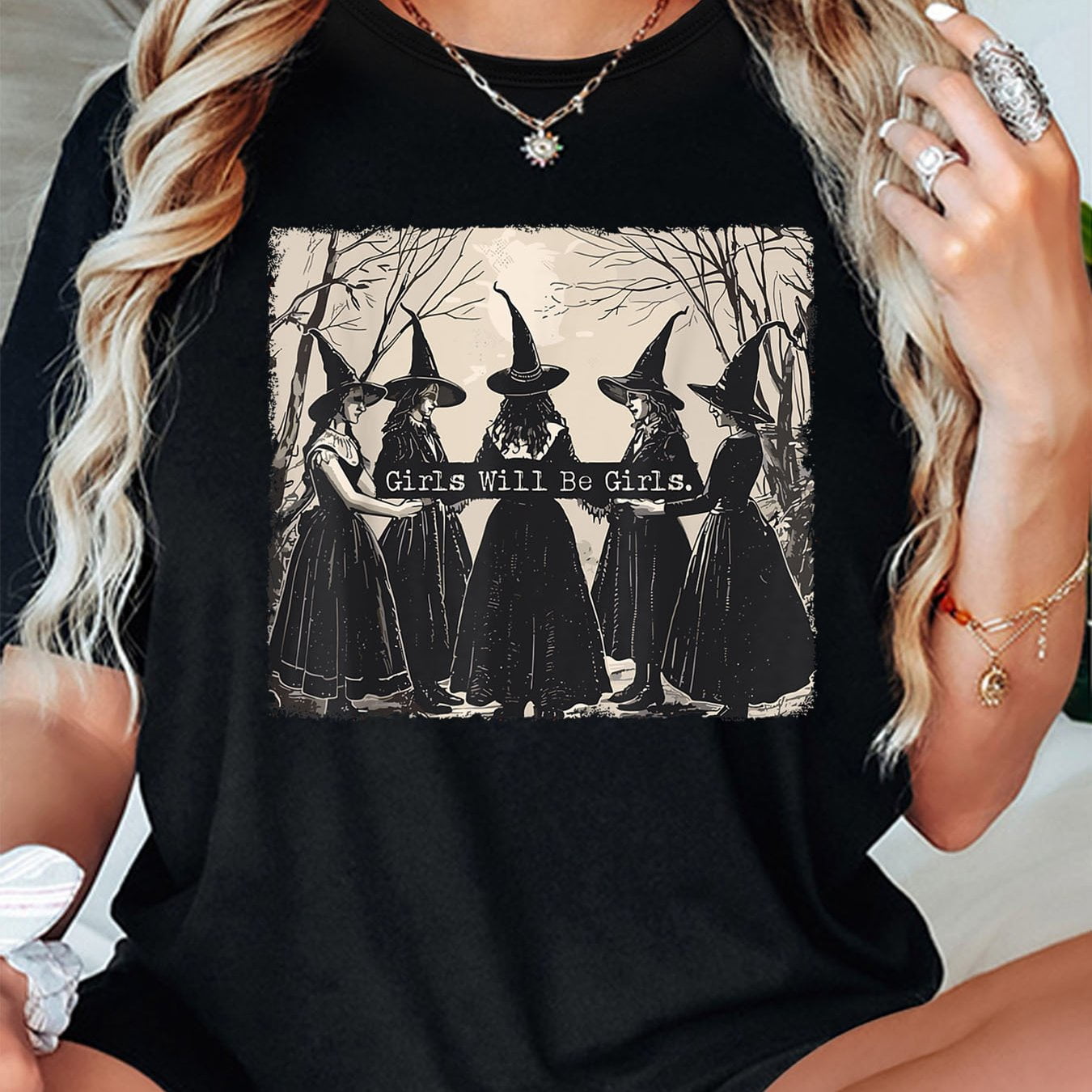 Click here for Unbranded Girls Will Be Girls Witch In The Forest... prices
