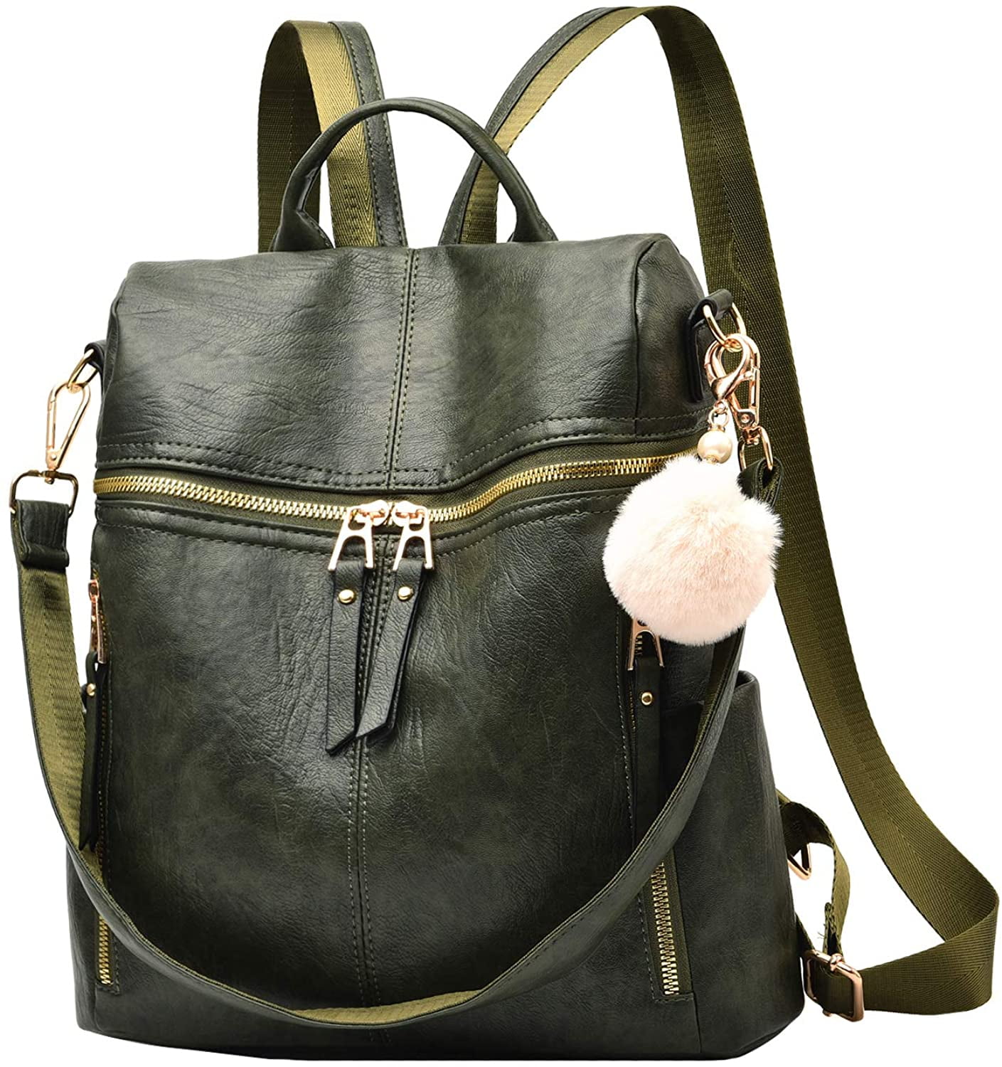 Asge Backpack Purse for Women Large Capacity Multipurpose Travel Bag ...