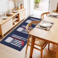 American Stars and Stripes Flag Rectangle Rug 2'x6' Ice Hocky Sports ...