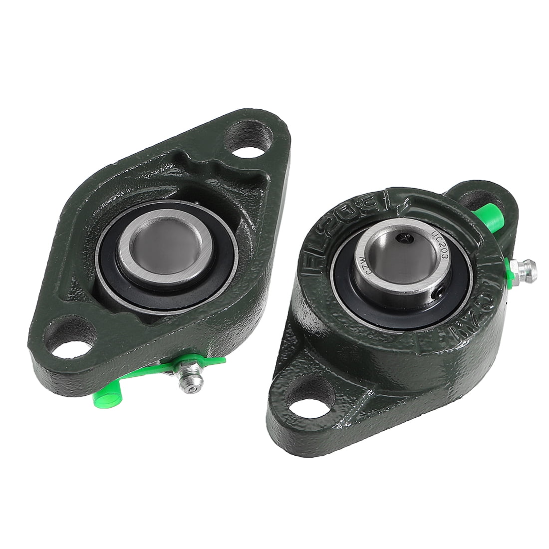 2pcs Pillow Block Bearing UCFL203 17mm Mounted Bear Two Boltflange Cast Hosing | Walmart Canada