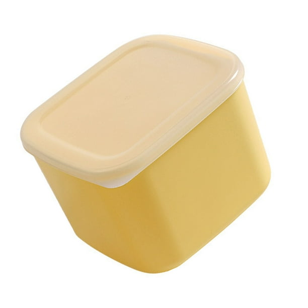 Cheese Slice Holder, Airtight Sliced Cheese Container with Lid, Plastic ...