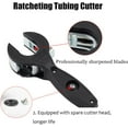 Ratcheting Pipe Cutter, Tubing Cutter 1/4" To 7/8", 2 in 1 Close ...