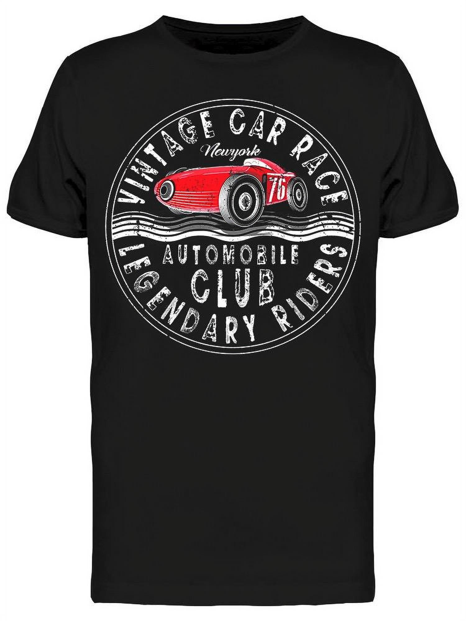 Vintage Car Race T-Shirt Men -Image by Shutterstock, Male Medium ...
