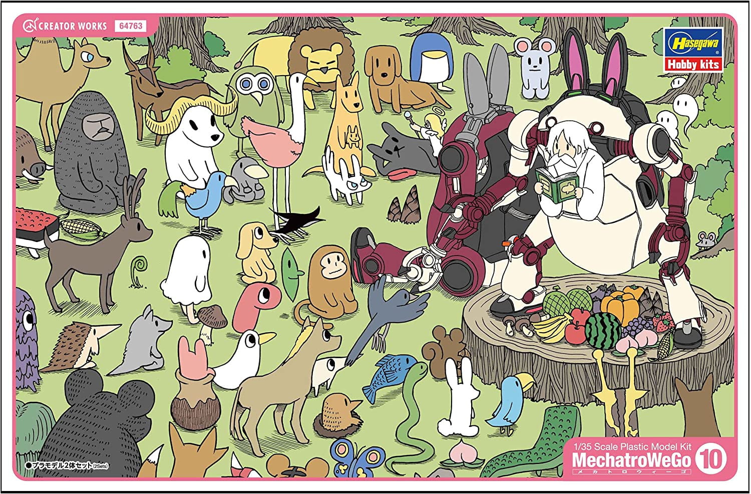 Creator Works Series Mechatronics Wego No.10 Animaru Letoro & Azuki 1/ ...