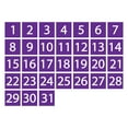 Calendar Date Magnets by DCM Solutions (Purple, 0.5"x0.5") - Walmart.com