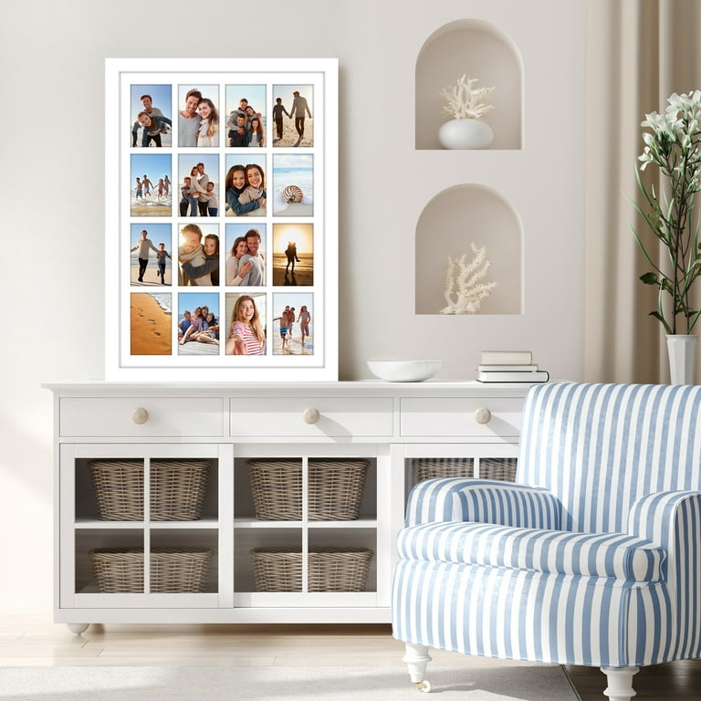White Collage Wood Frame Buy Multi Photo Frames Online @upto 70% Off