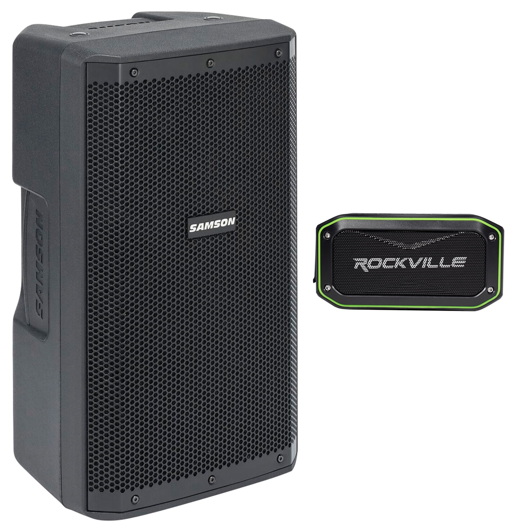 Samson RS110A 10" 300w Active Bi-amped DJ PA Speaker w/Bluetooth/USB ...