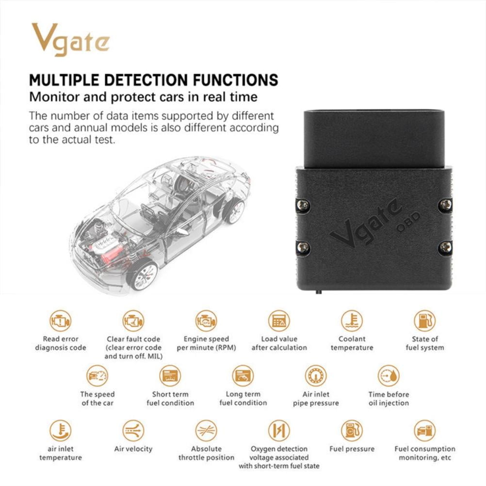 Buy ELM327 Vlinker MC OBD2 V2.2 WIFI Diagnostic Compatible for BimmerCode/FORScan Diagnostic ...