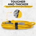 Braided Galvanized Steel Security Cable 15 Feet - 1/2 Inch Thick for ...