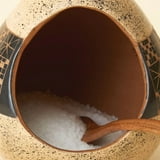 Cream Black Checker Terracotta Salt Cellar - Walmart.com