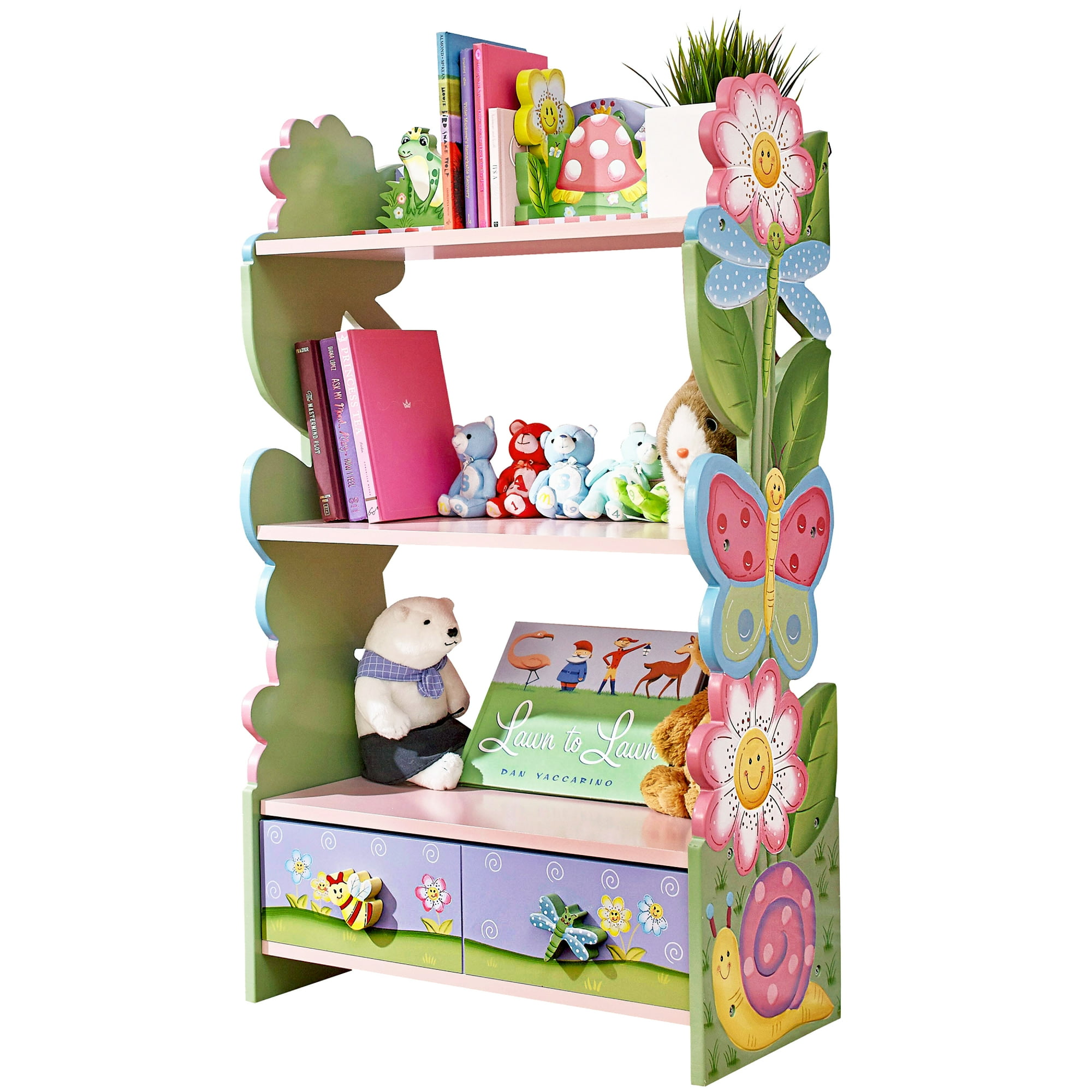 Click here for Teamson Kids Wooden Bookcase Magic Garden Children... prices
