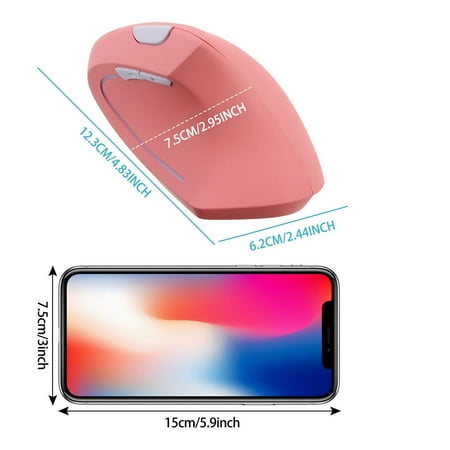 M15 Wireless Vertical Ergonomic Mouse Rechargeable Cordless Mouse ...