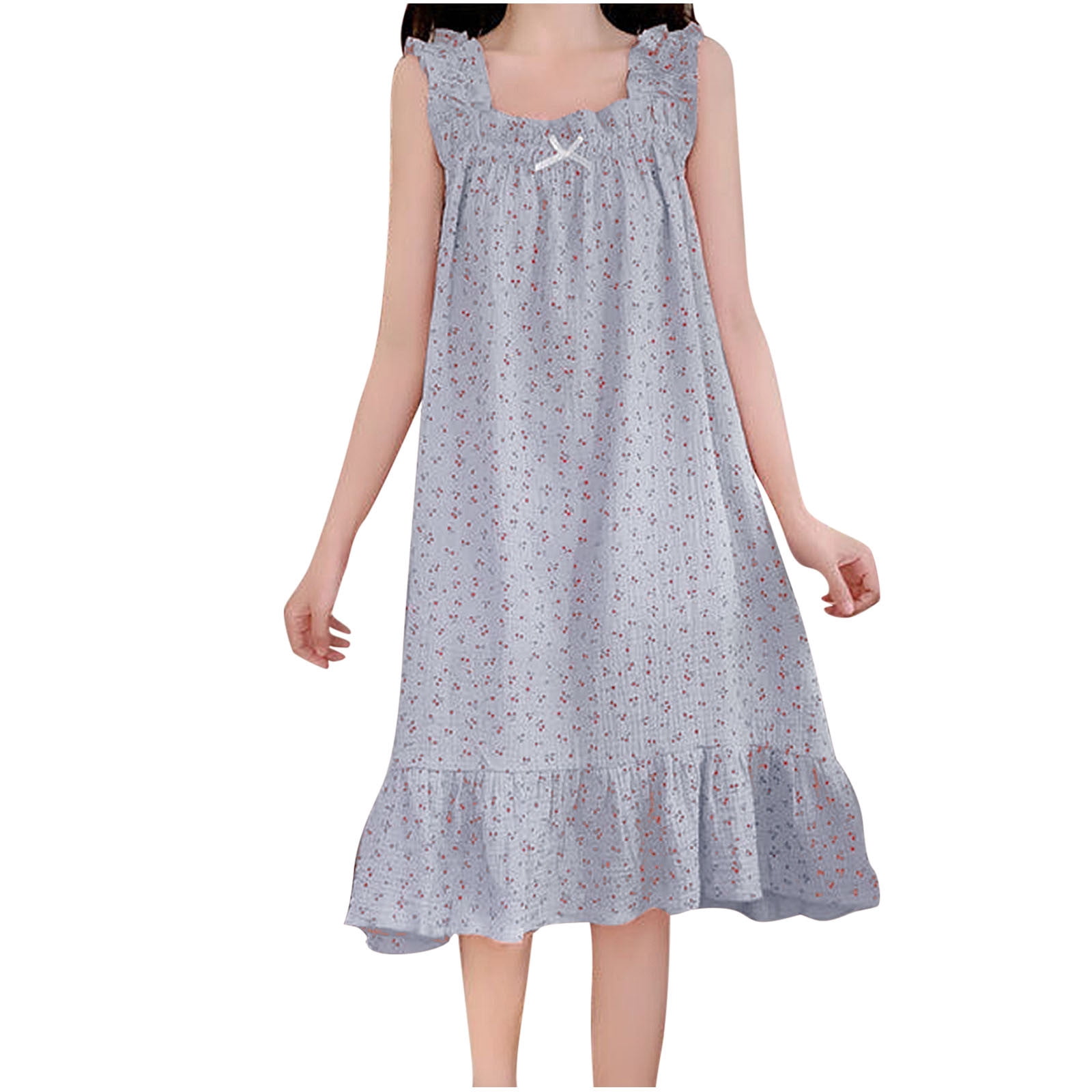 Click here for Besolor Nightgowns For Women Cute Bowknot Floral P... prices