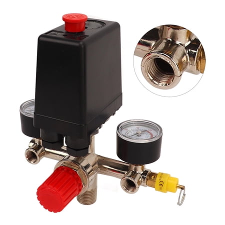 Dual Regulator Pressure Switch, Standard Size 0-12BAR 0-180PSI Pressure ...