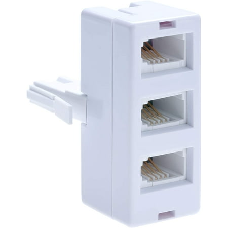 BT Telephone Socket Line 3 Way Splitter | Female Jacks to BS6312 431A ...