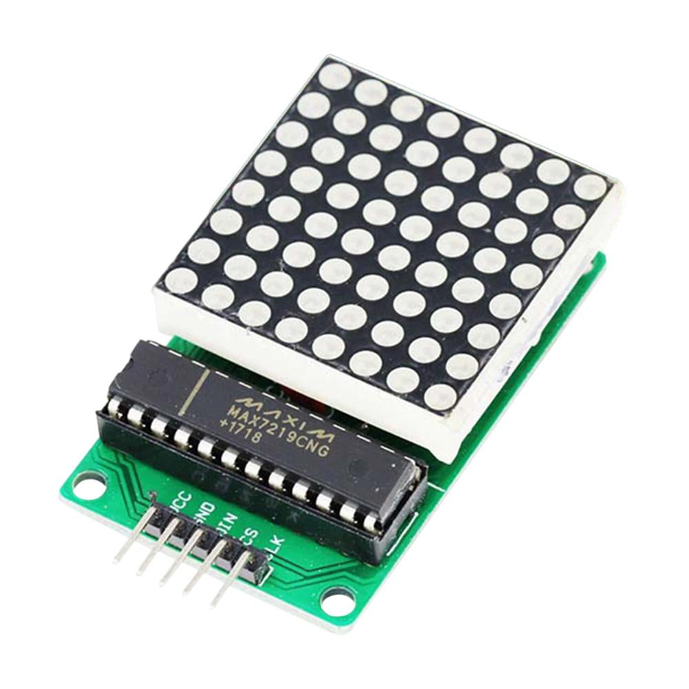 MAX7219 Dot Matrix 8x8 Módulo MCU Módulo de control de pantalla LED 5V ...