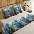 Bed Runner for King Size Bed, Turtle 3 Pcs Bedding Runner Set - 1 ...
