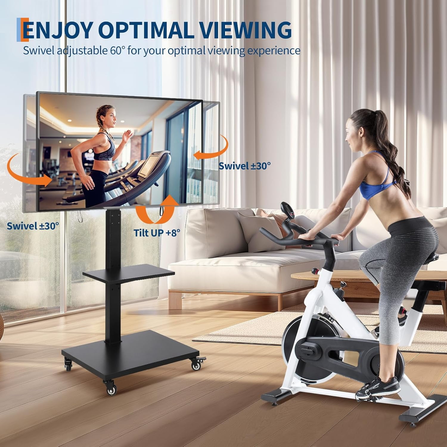 Click here for Eastvita Portable Floor Stand With Lockable Wheels... prices