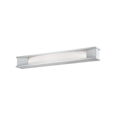 WAC Lighting Strip 18" 1-Light 2700K Aluminum Bathroom Vanity Light in ...