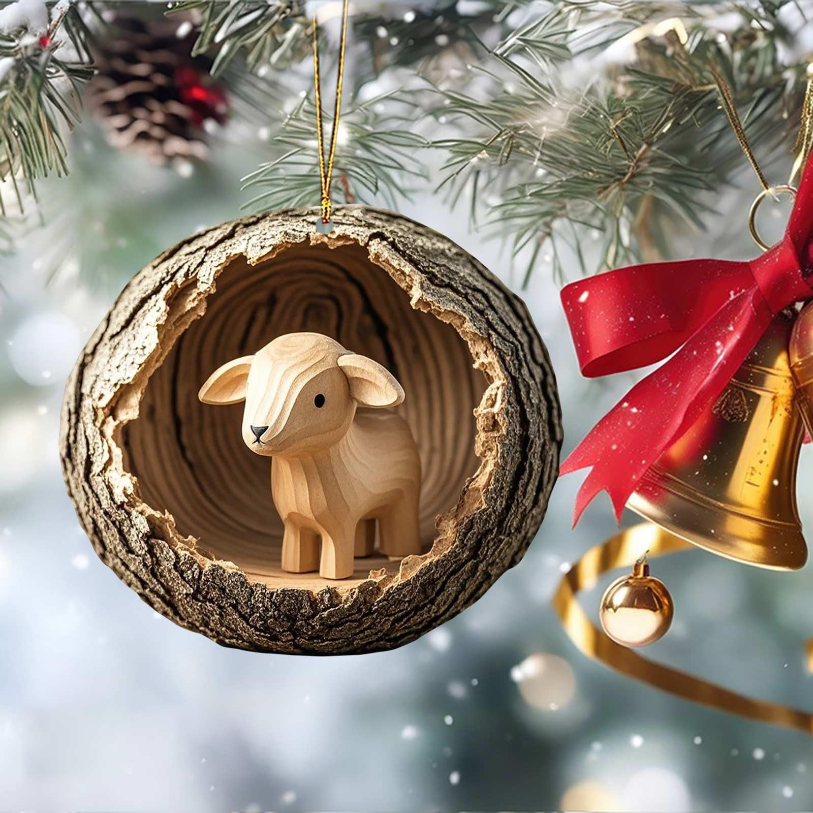 Click here for Zttd 1pcs Animal Christmas Ornaments 2025  Forest... prices