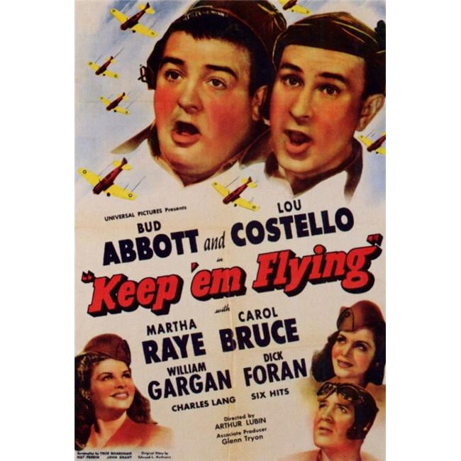 Posterazzi MOVAF5345 Keep Em Flying Movie Poster - 27 x 40 in ...