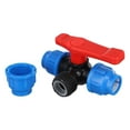 PE Pipe Valves For Water Flows Control Three Way Connection Simple ...