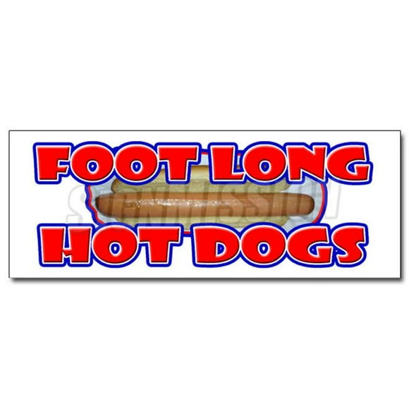 Foot Long Hot Dogs