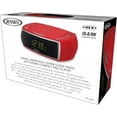 Jensen JCR-322R Red CD Tabletop Stereo, AM/FM Radio, Dual Alarm Clock ...