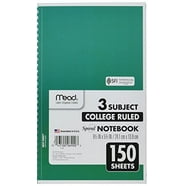 Mead, MEA06594, Recycled Notebook - Letter, 1 Each - Walmart.com
