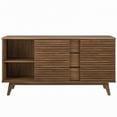 Modway, Modern Wood Sideboard Buffet Table, 63" Walnut - Walmart.com