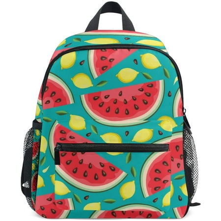 Toddler Backpacks for Boys Girls Summer Watermelon Slice Lemon ...