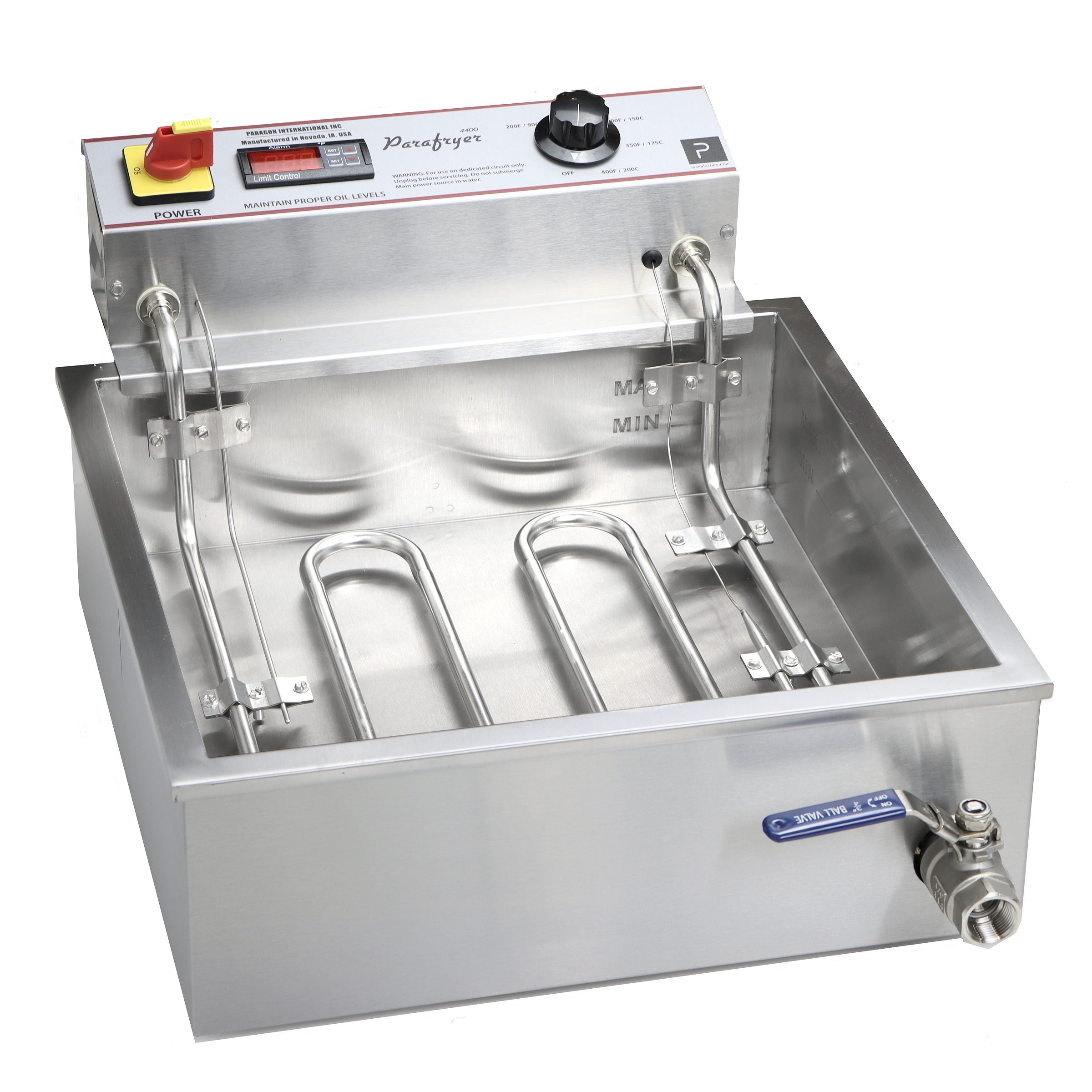 Paragon Shallow Pan Commercial Funnel Cake Fryer - 4400 Watts, 240V ...