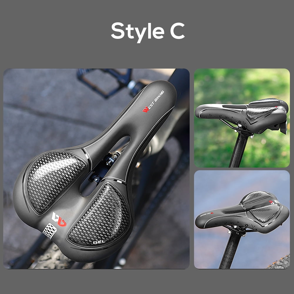 Click here for West Biking Bicycle Saddle Bike Seat Padded Saddle... prices