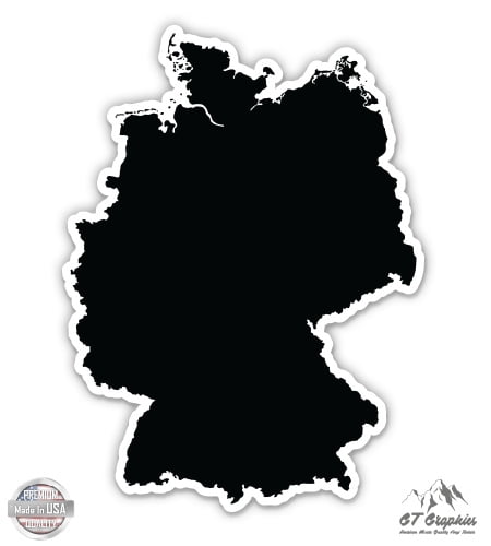 Germany - 8" Vinyl Sticker - For Car Laptop I-Pad - Waterproof Decal ...