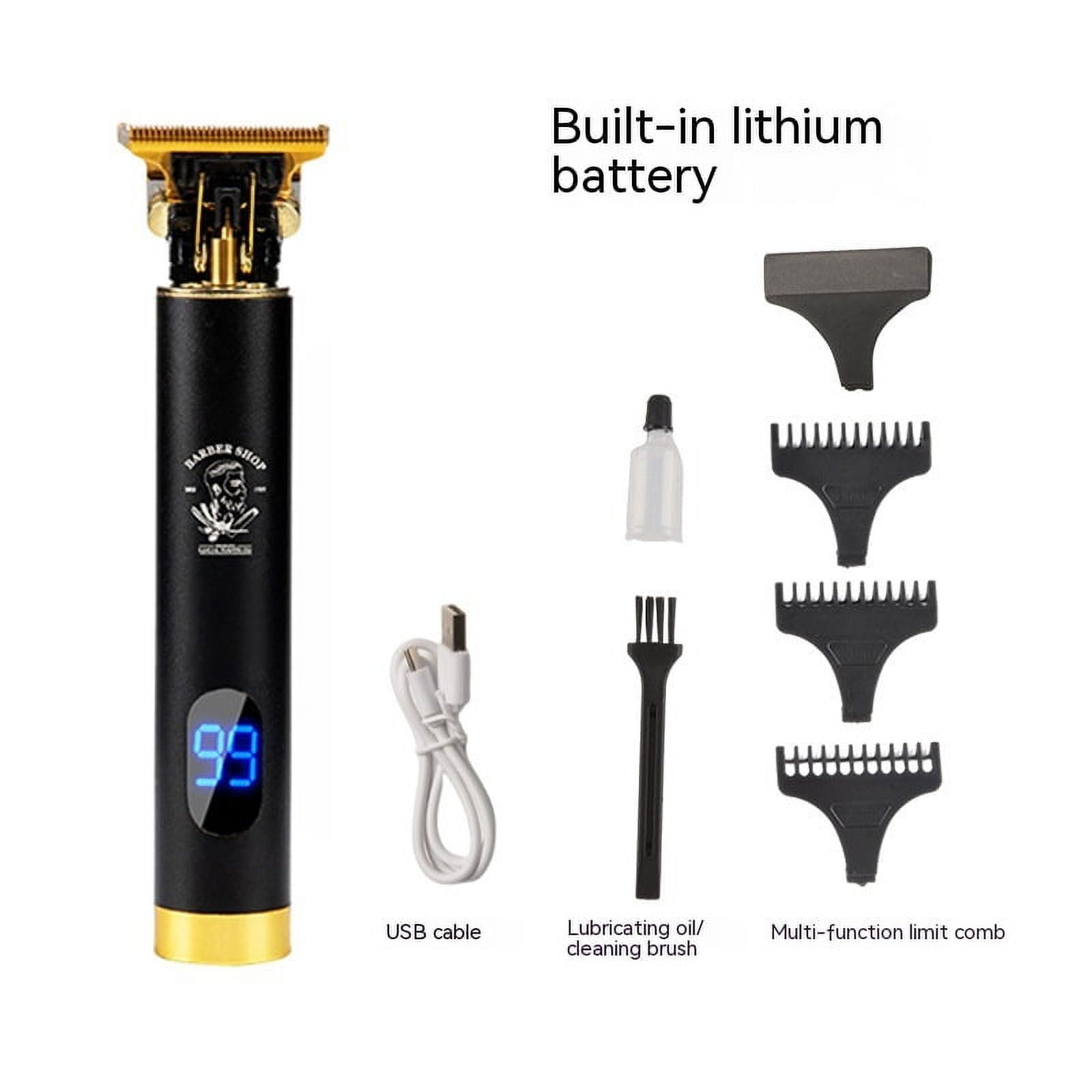 Lcd H Trimmer For Men Usb Recharable H Clipper Electric Shaver Barber ...